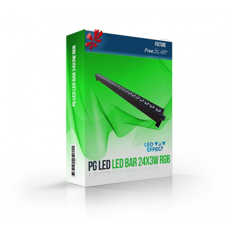 PG LED LED BAR 24X3W RGB