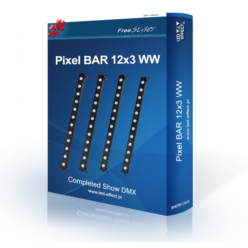 Light4me Pixel BAR 12 WW - SHOW DMX