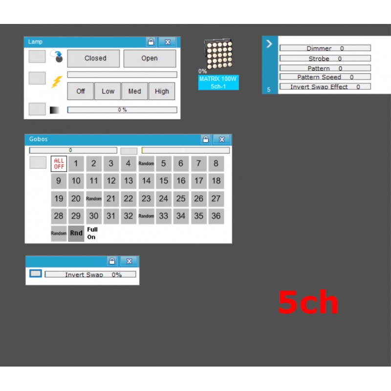 Cameo MATRIX 10W RGB (300RGB)