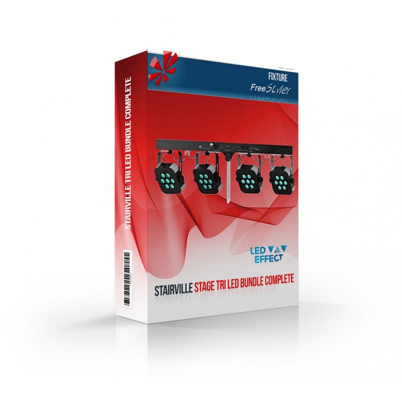 Stairville Stage TRI LED Bundle Complete Ilość kanałów DMX 14ch